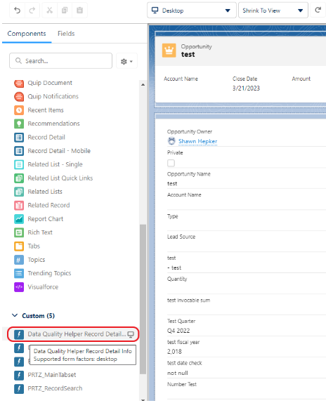 Data Analysis Helper Admin Guide | Salesforce App Help