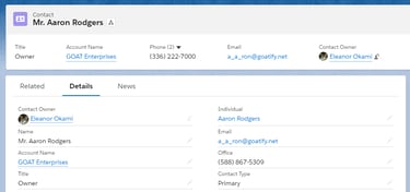GDPR and Using the Salesforce Individual Object