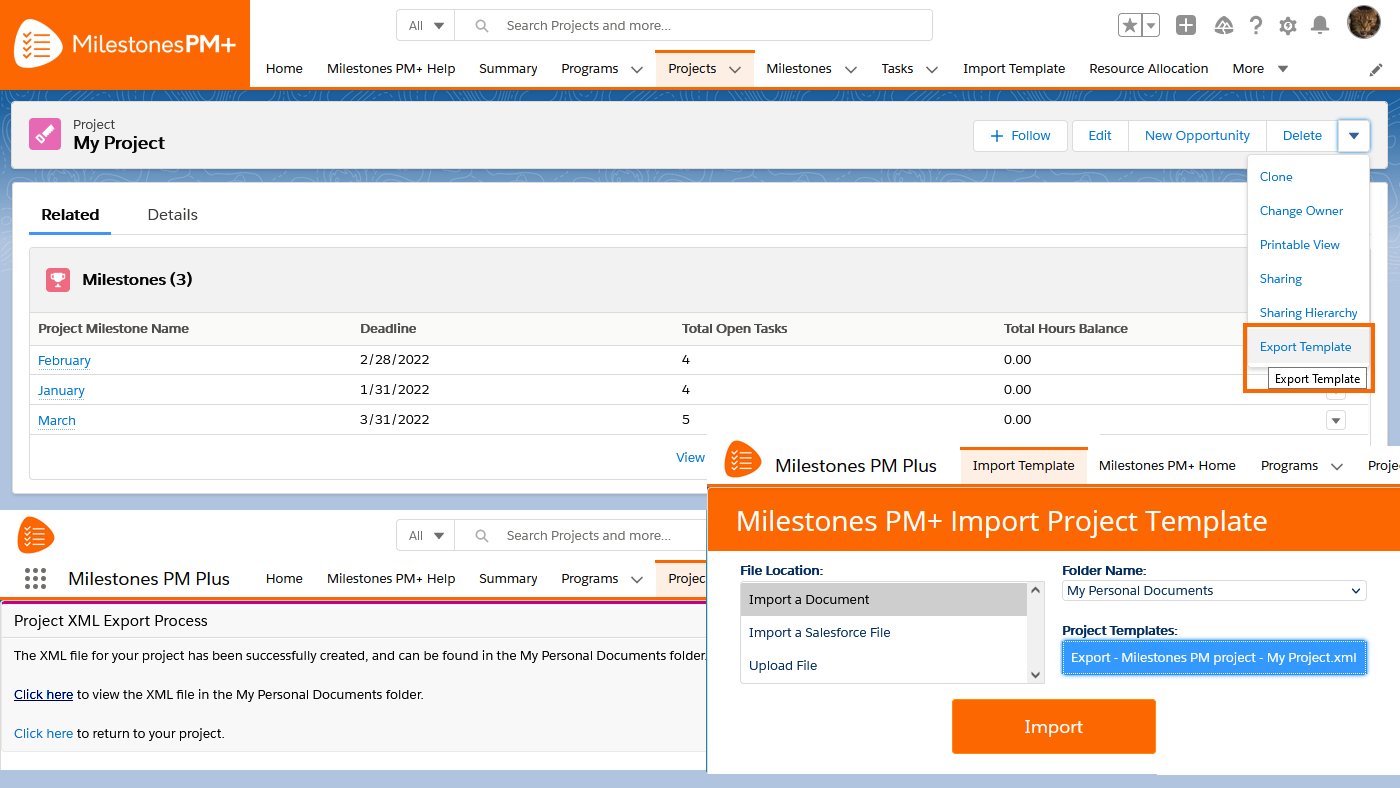 Milestones PM+ Admin Guide | Salesforce App Help | Passage Technology