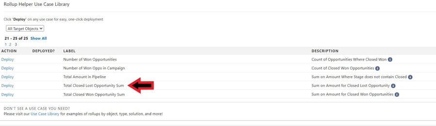 Total Closed Lost Opportunity Sum | Rollup Helper Use Case Library